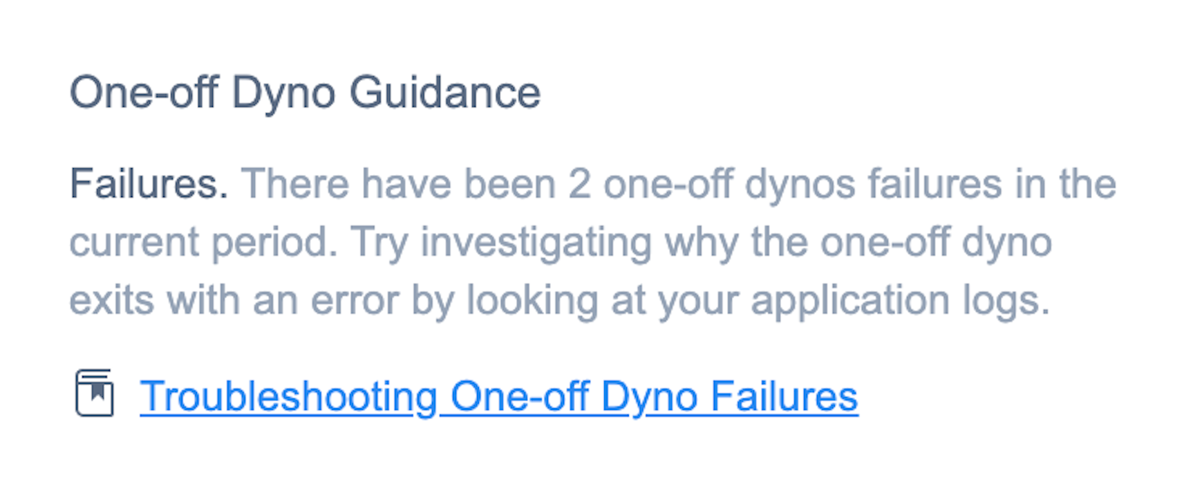 Natively Monitor and investigate one-off dynos running on Heroku applications | One-off Metrics